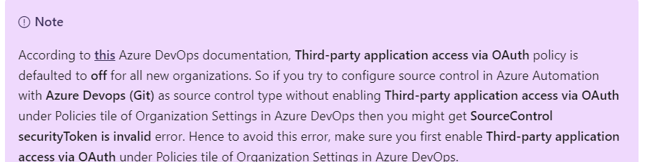 Unable to enable autosync option under sourcecontrol in Azure ...