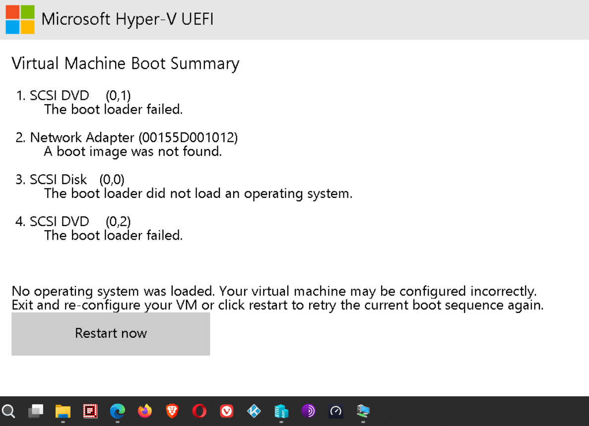 Windows 11 pro in Hyper-V Issue. - Microsoft Q&A
