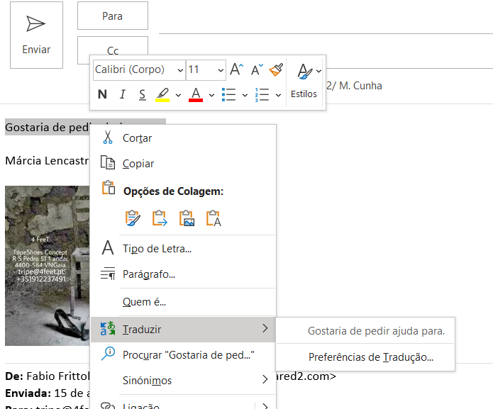 Outlook translator - Microsoft Q&A