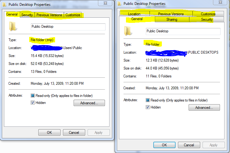Public desktop folder has a (.tmp) Extension - Microsoft Q&A