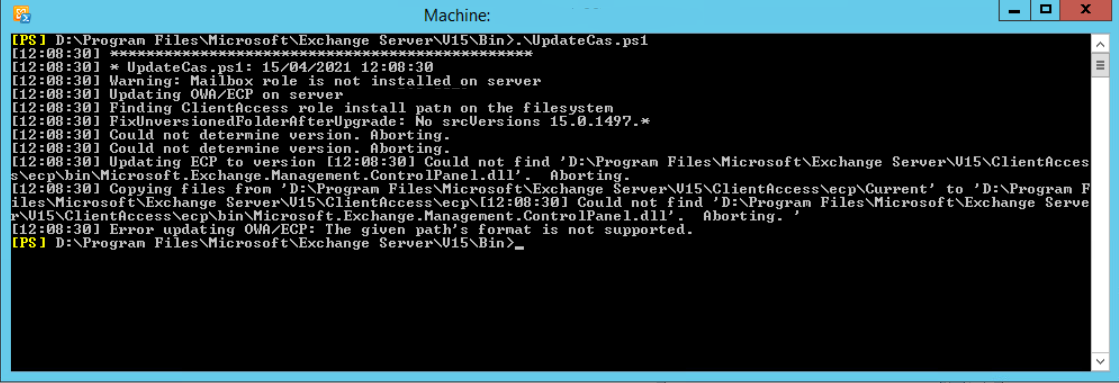 Exchange 2013 CU + KB = dead OWA/ECP - Microsoft Q&A