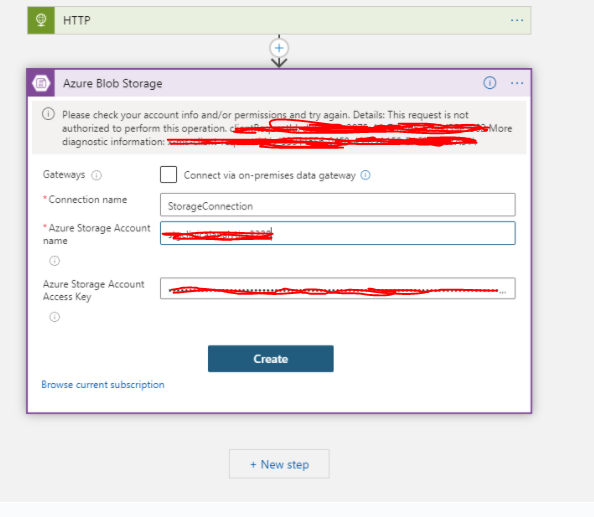 Logic App Trigger When Blob Is Created Showing Error Microsoft Qanda 5801