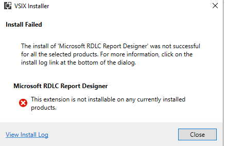 Issue to VSIX installer - Microsoft Q&A