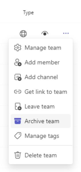 How can I restore an archived class in Teams? - Microsoft Q&A