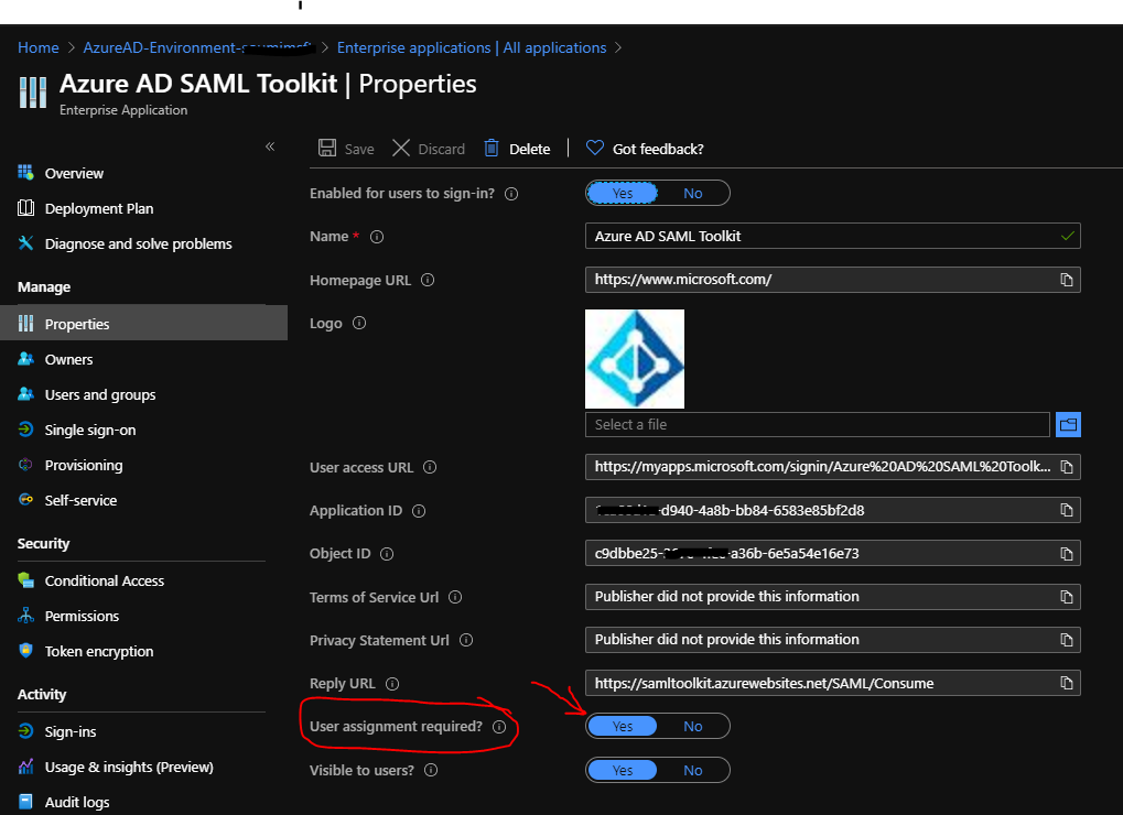Azure AD: limit an enterprise app to only access a group of users ...