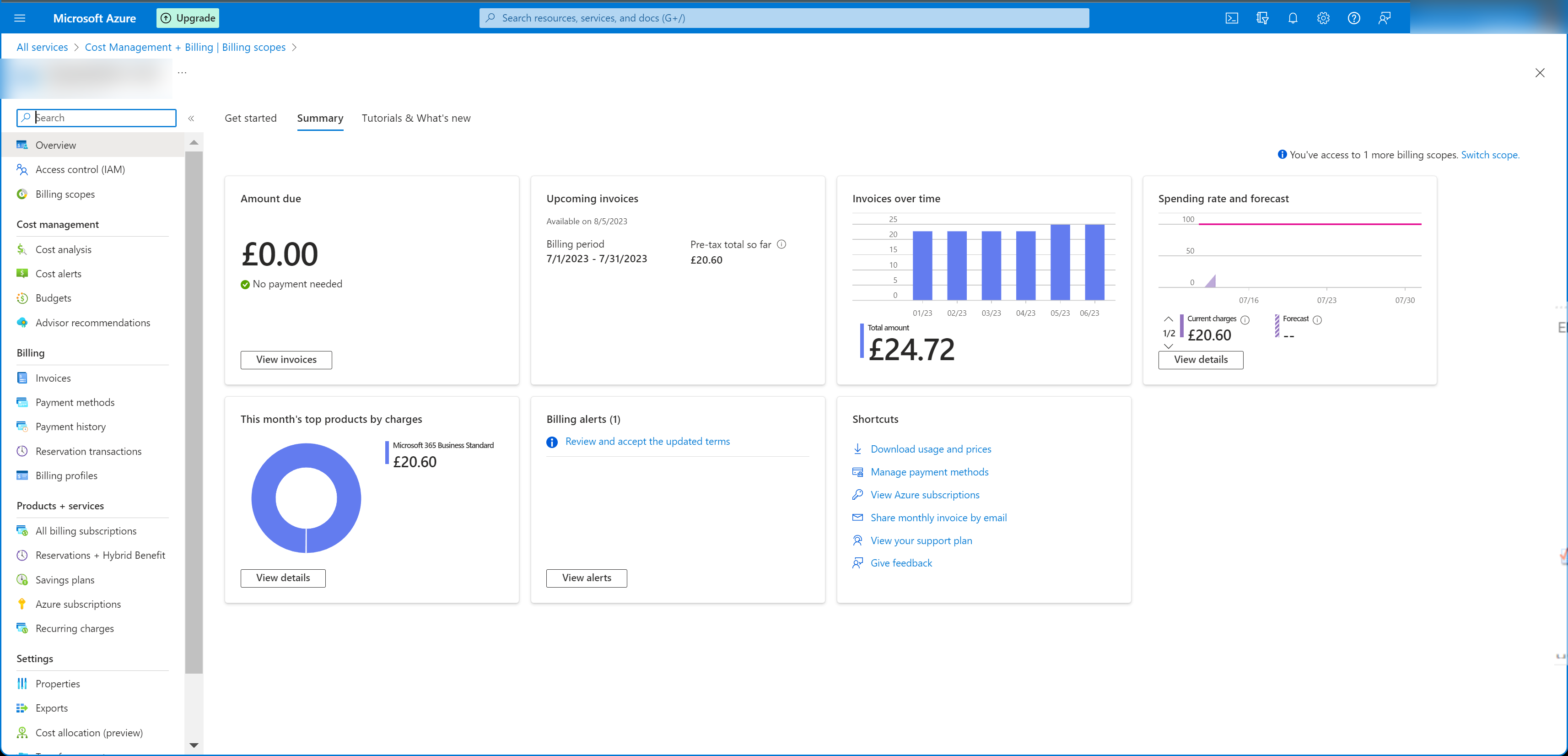0 and 200 credit at the same time - Microsoft Q&A