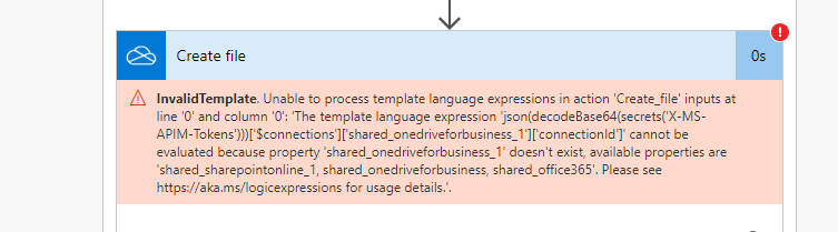 unable to process template language expressions in action .... property ... unable to process template language expressions in action .... property ...