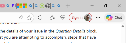 The latest security update caused a live edge browser sync error, how ...
