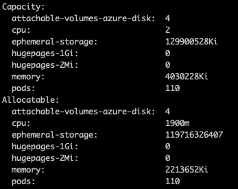 AKS VM memory allocation error? - Microsoft Q&A