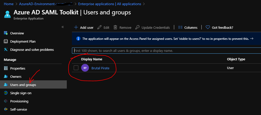 Azure AD: limit an enterprise app to only access a group of users ...