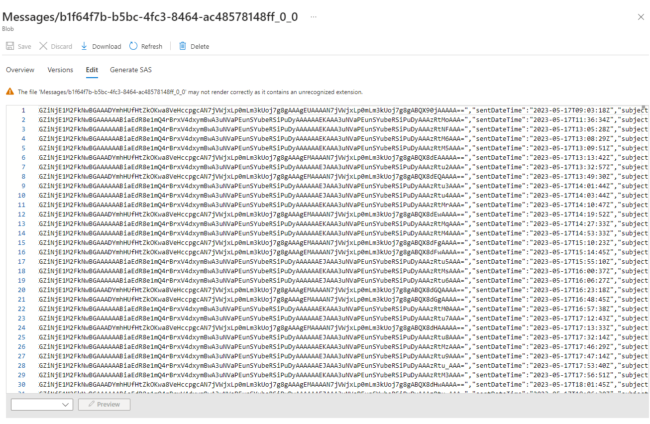 Ms365 To Adls Gen2 Data Transfer Issue Microsoft Qanda 