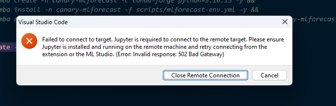 AzureML Compute Instance Becomes Unusable - Jupyter Unreachable - Microsoft Q&A