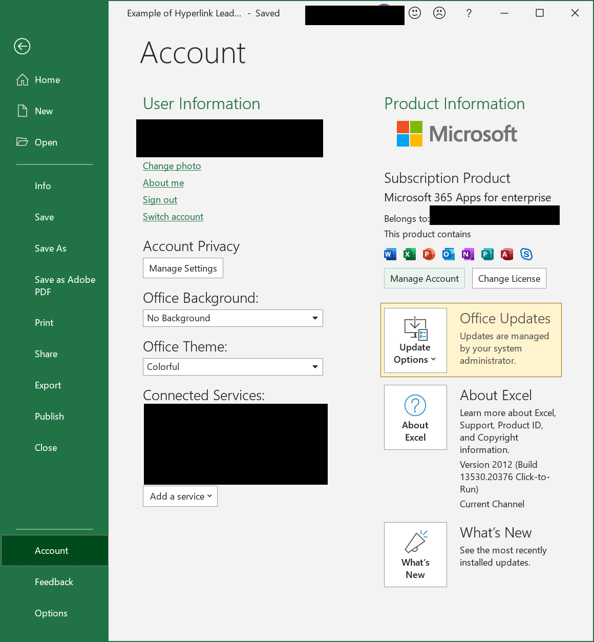 Excel hyperlinks now cause a prompt box that says, "Verification of ...