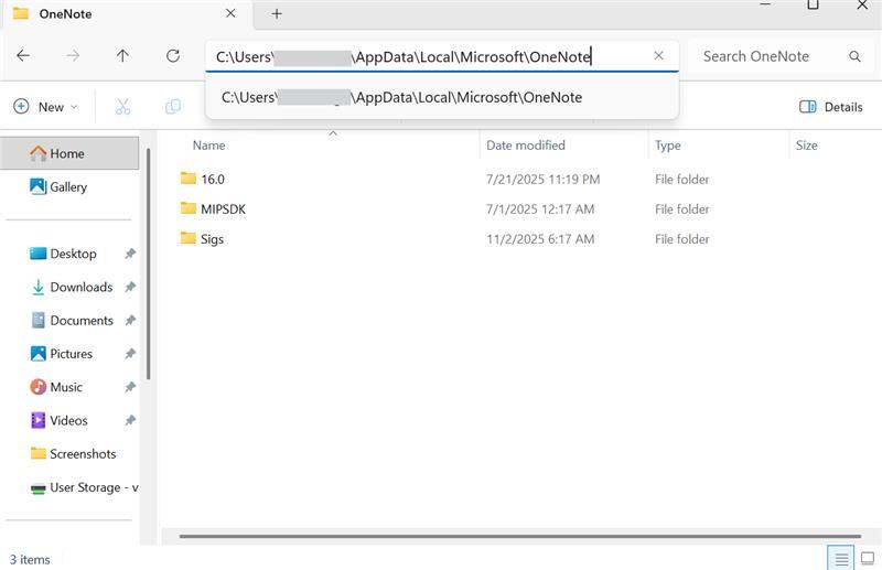 One Note Section and Pages has disappeared - Microsoft Q&A