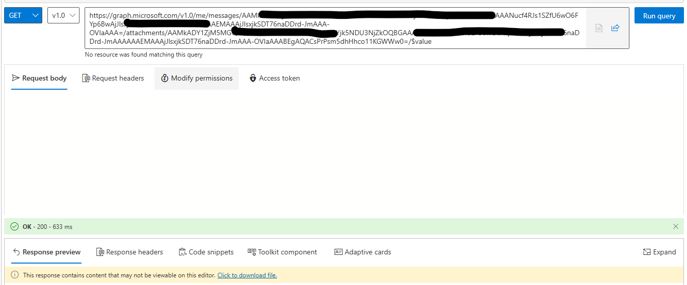 Graph not properly retrive attachments in threaded emails. Is there any ...