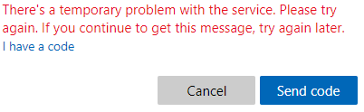 Phone code problem! - Microsoft Q&A