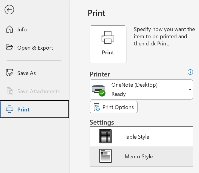 how do i print a list of emails in new outlook - Microsoft Q&A