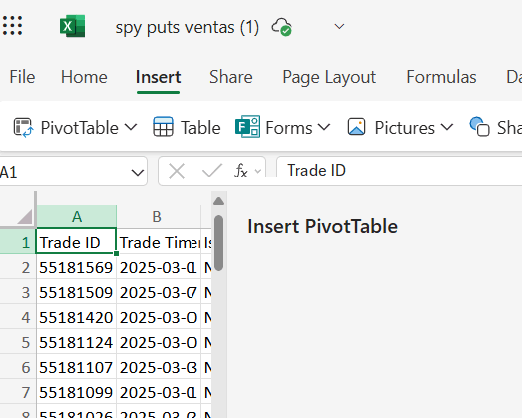 Pivot table problem in creating it - Microsoft Q&A