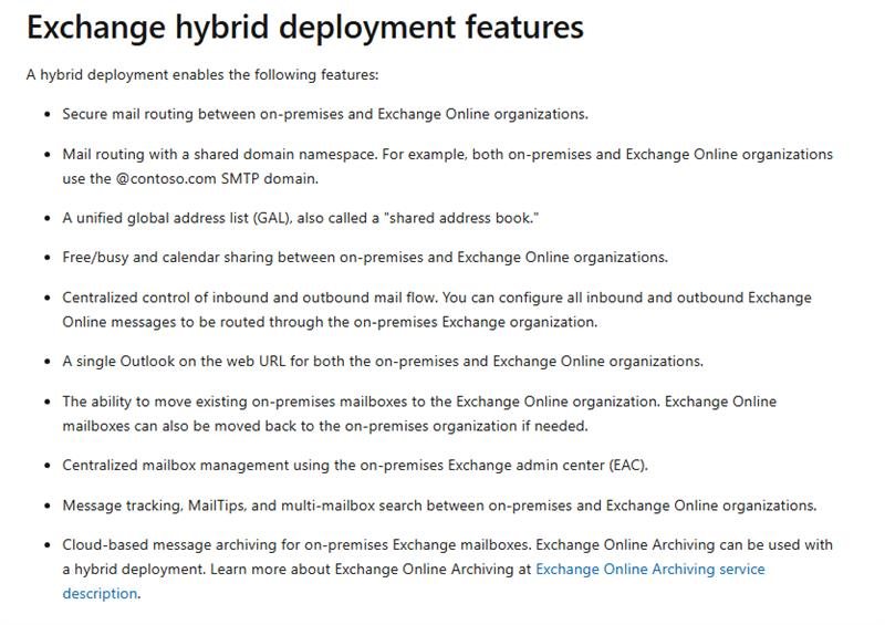 CUTOVER to HYBRID -- Is it possible - Microsoft Q&A