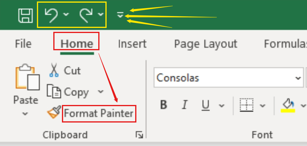 Where did undo shortcut go in office 365 excel - Microsoft Q&A