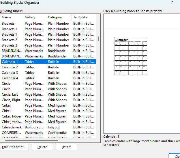How to create a standard table form in a document for all users ...