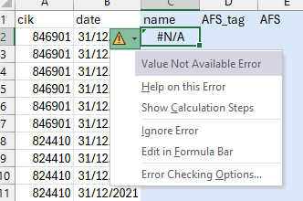VLOOKUP Returning #N/A Even Though Same Formula Works in Another Sheet ...