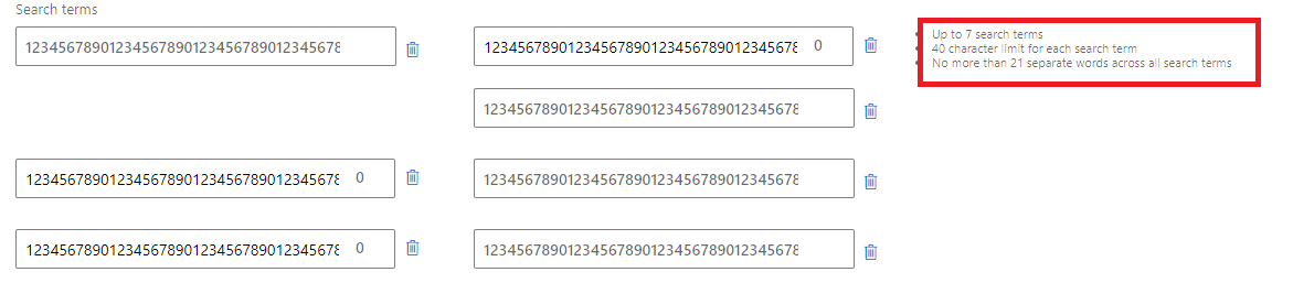 Is there a bug in Store API with reference to validation of keywords ...