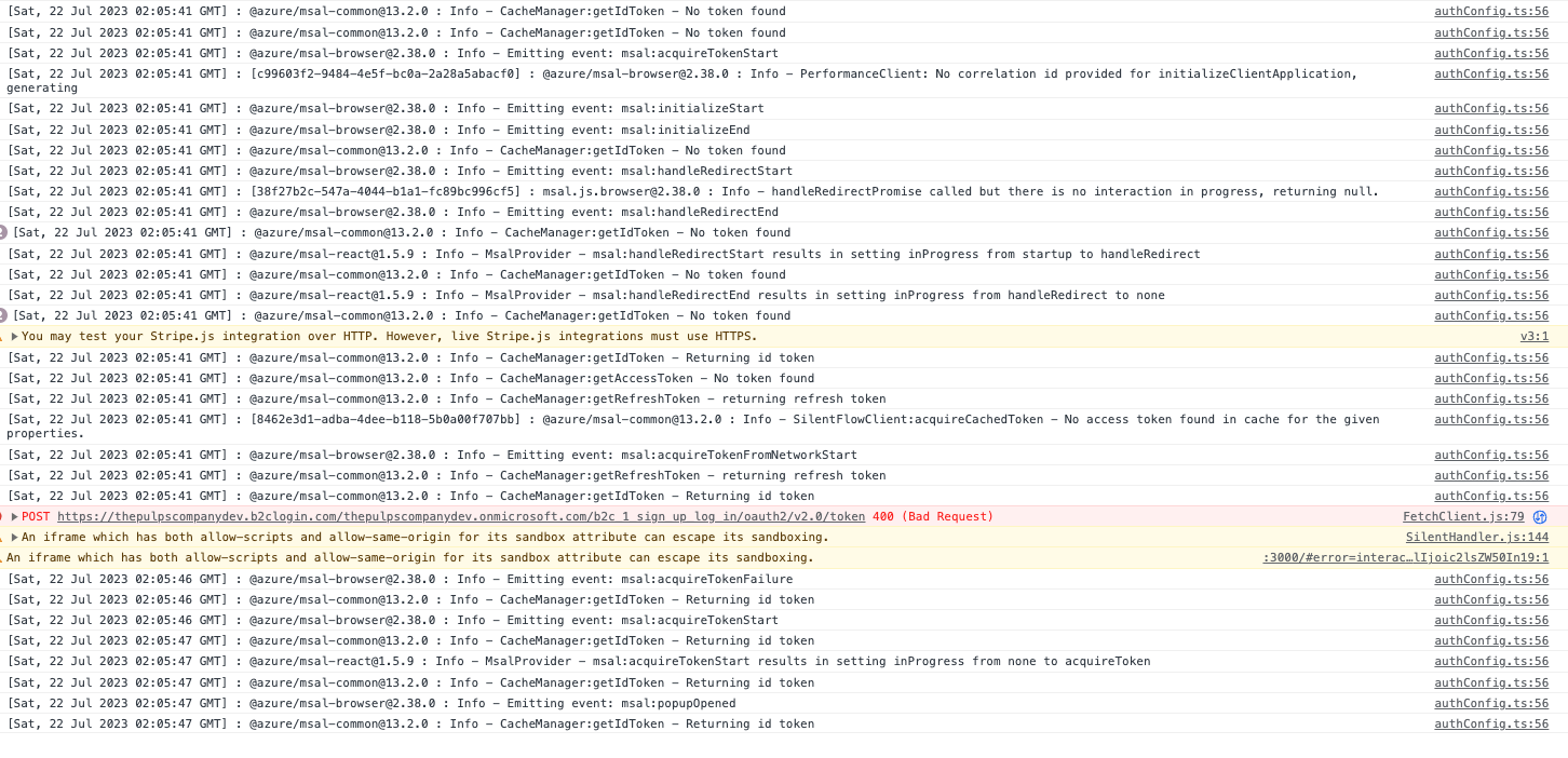 Why The Ad B2c Token On My Single Page Web App Kept Getting Expired And Require New Signin