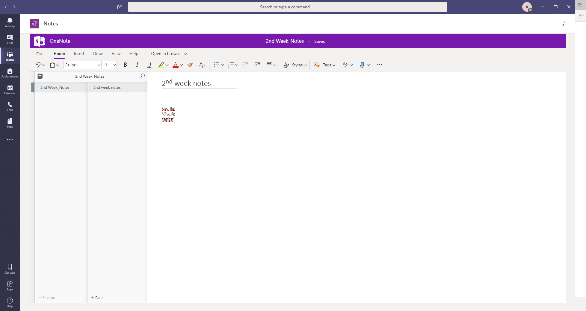 MS Teams- Class Notebook - Microsoft Q&A
