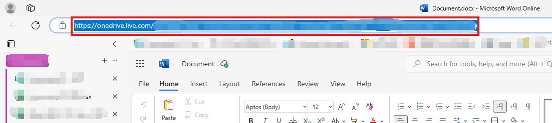 How to find the url for my word document - Microsoft Q&A