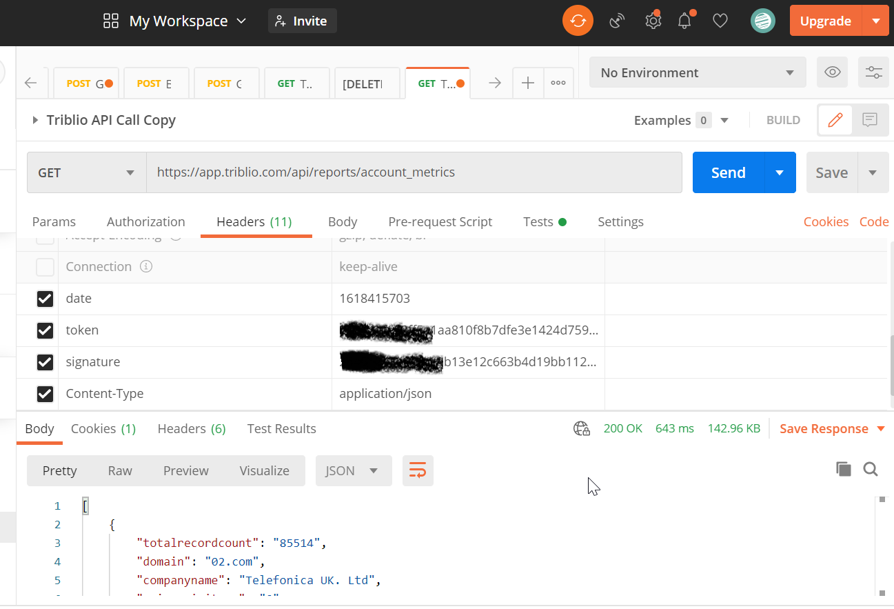 Web Activity gives Error Code 2108....but same API call works fine in Postman - Microsoft Q&A