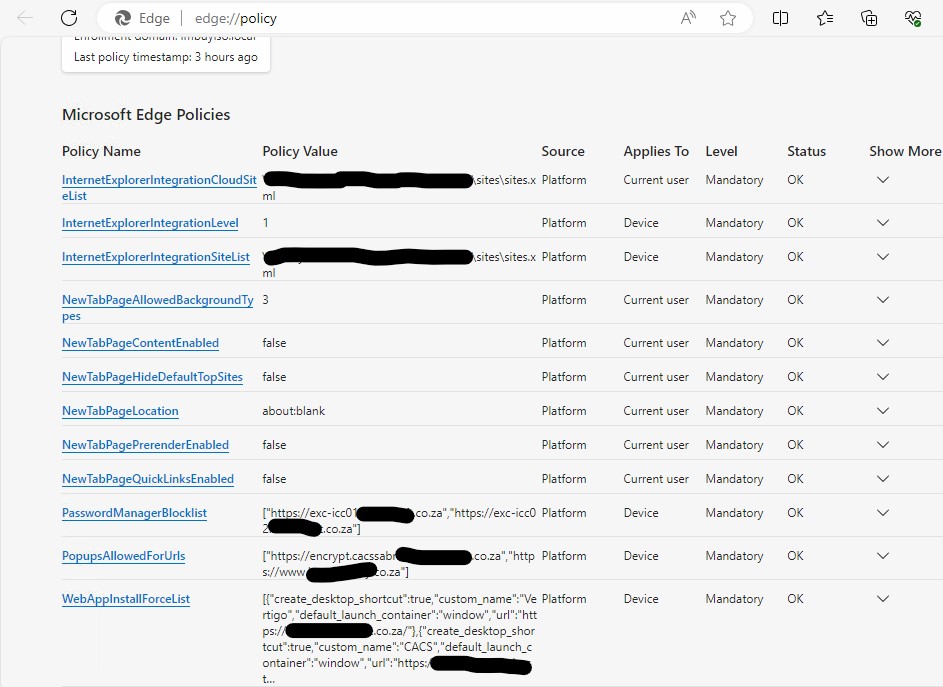 Edge Group policy not working on Windows 11? - Microsoft Q&A