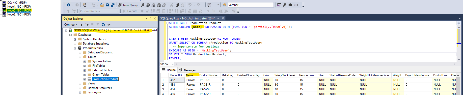 SQL Replication with DDM on subscriber - Microsoft Q&A