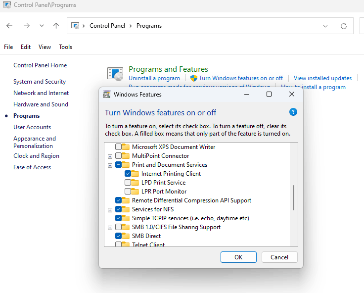 How to Add "Windows Fax and Scan" Button to "Print and Document Services" - Microsoft Q&A