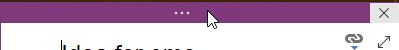 OneNote 2016 Docks Horizontally to top of desktop - Microsoft Q&A