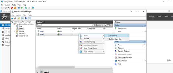Gracefully shutdown Windows 2012 and 2016 three node Failover cluster ... Gracefully shutdown Windows 2012 and 2016 three node Failover cluster ...