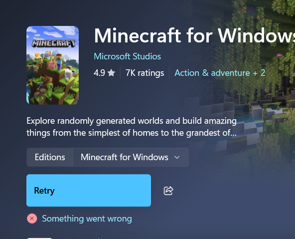 My minecraft isnt working and it starts with saying folder in my drive ...