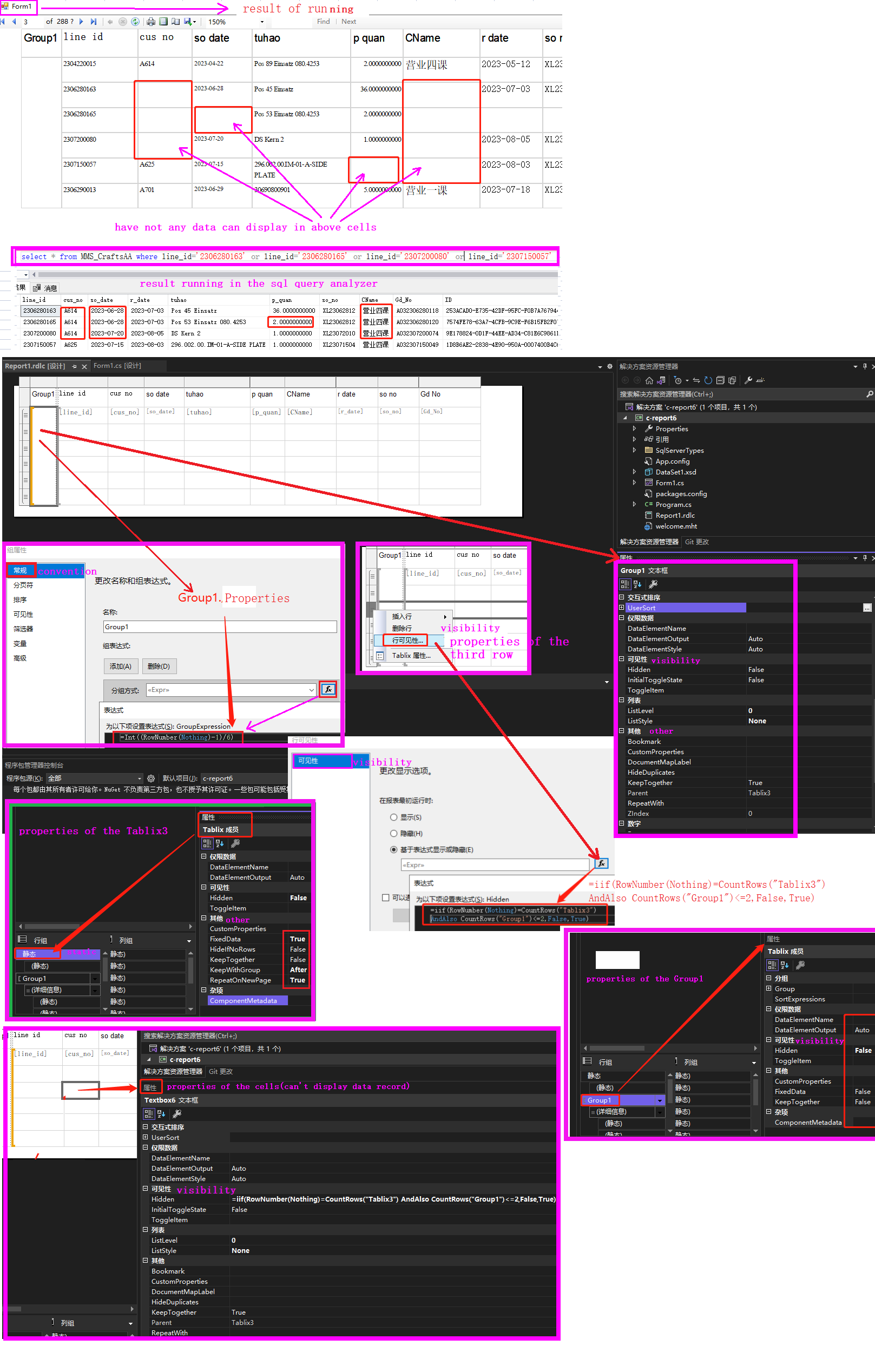 VS2022 C# rdlc(report view) can't display data in some cells ... VS2022 C# rdlc(report view) can't display data in some cells ...
