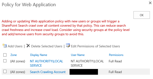 SharePoint: Does the Farm Service Account need to be added to web ...