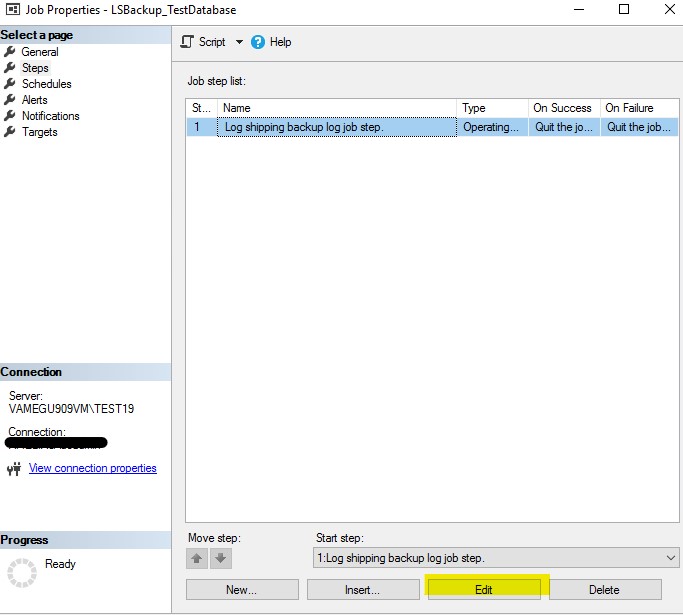 Log Shipping IP Change - Microsoft Q&A