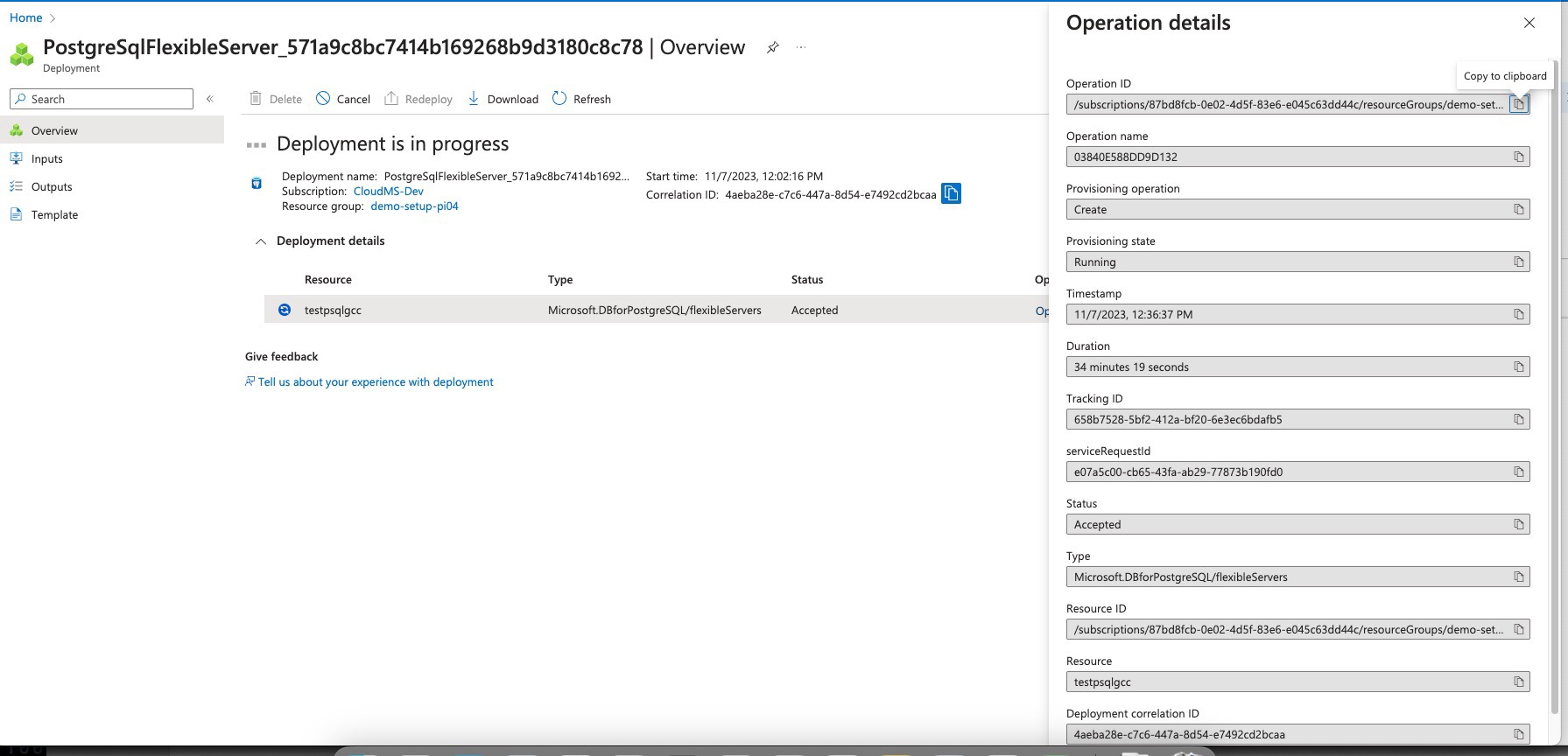 Unable To Deploy Microsoftdbforpostgresqlflexibleservers From 9399