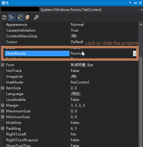 Set the default Property of Custom Control of Winfrom (EX: Enable) Hide or disable or ReadOnly ...