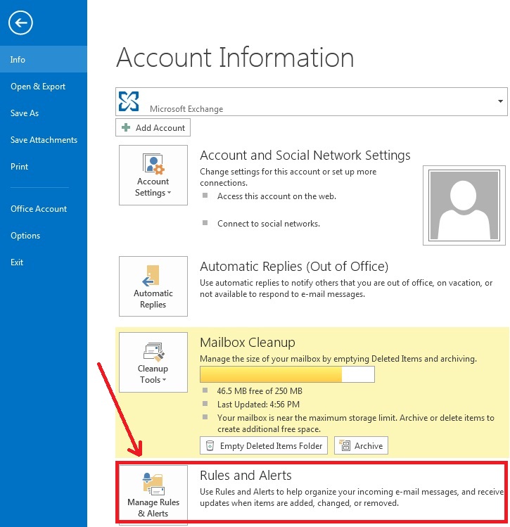 How to create rules in Outlook 2013 - Microsoft Q&A