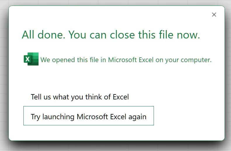 Desktop excel was nonresponsive, closed it, and now the last used file ...