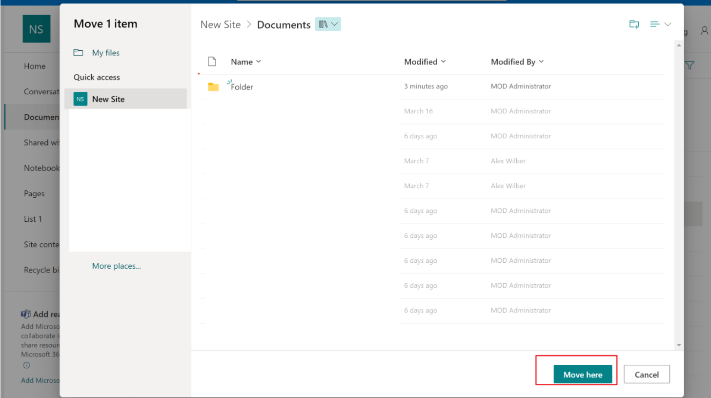 Deleting a file from a directory in SharePoint - Microsoft Q&A
