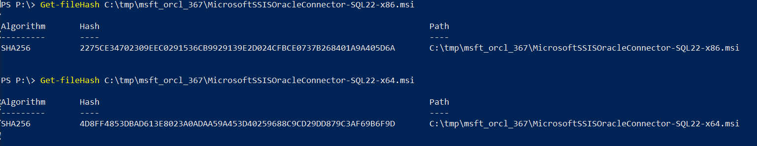 Msft Oracle Connector Ssis Fails To Install Microsoft Qanda