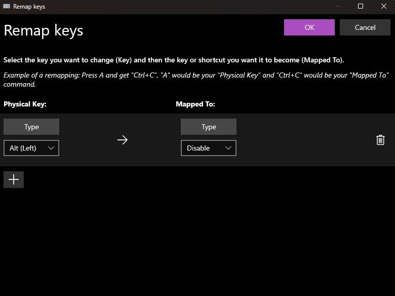 Disable "Alt" key from Microsoft Edge as it interferes with our medical ...