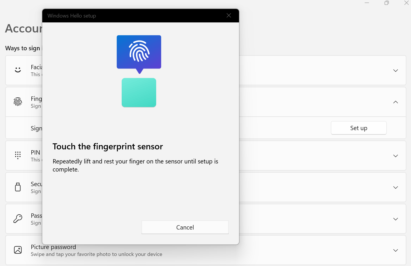 Fingerprint reader stopped working - Microsoft Q&A