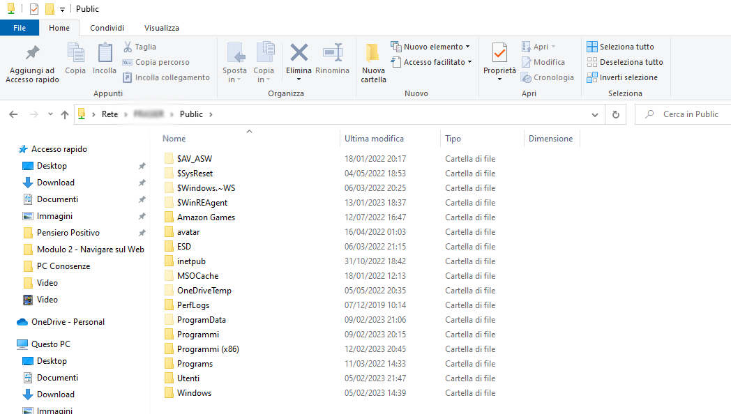 LAN network C drive total sharing - Microsoft Q&A
