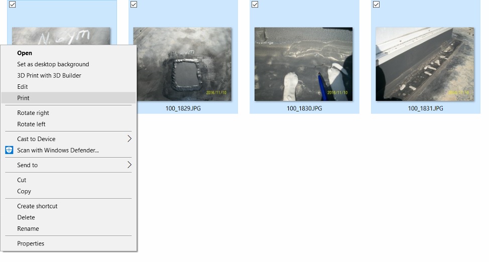 Printing Multiple pictures from file explorer; not correct order ...